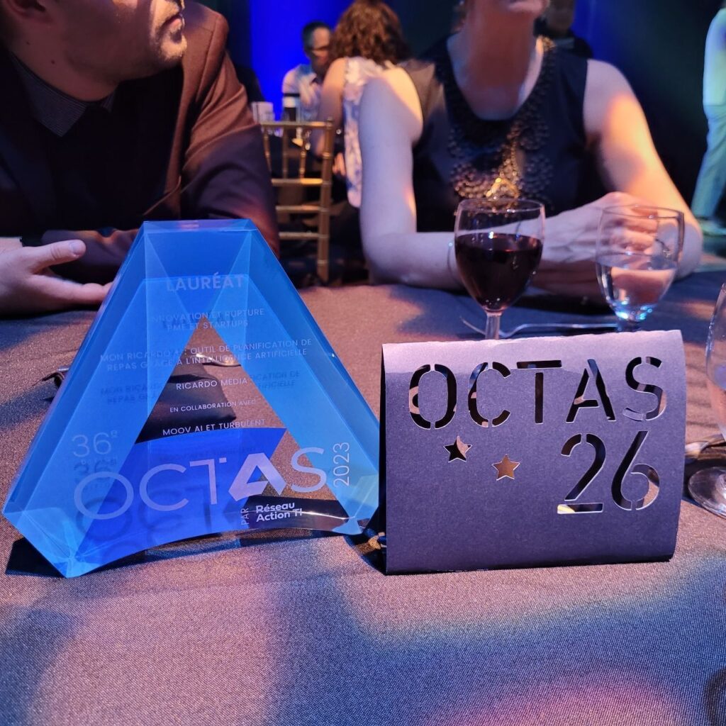 An OCTAS for Ricardo, Turbulent and Moov AI